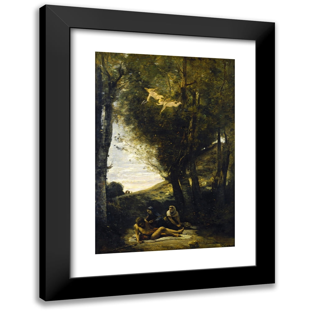Jean-Baptiste-Camille Corot 13x18 Black Modern Framed Museum Art Print ...