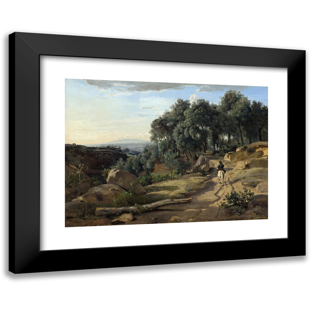 Jean-Baptiste-Camille Corot 14x11 Black Modern Framed Museum Art Print ...
