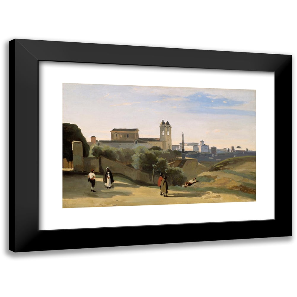 Jean-Baptiste-Camille Corot 14x11 Black Modern Framed Museum Art Print ...