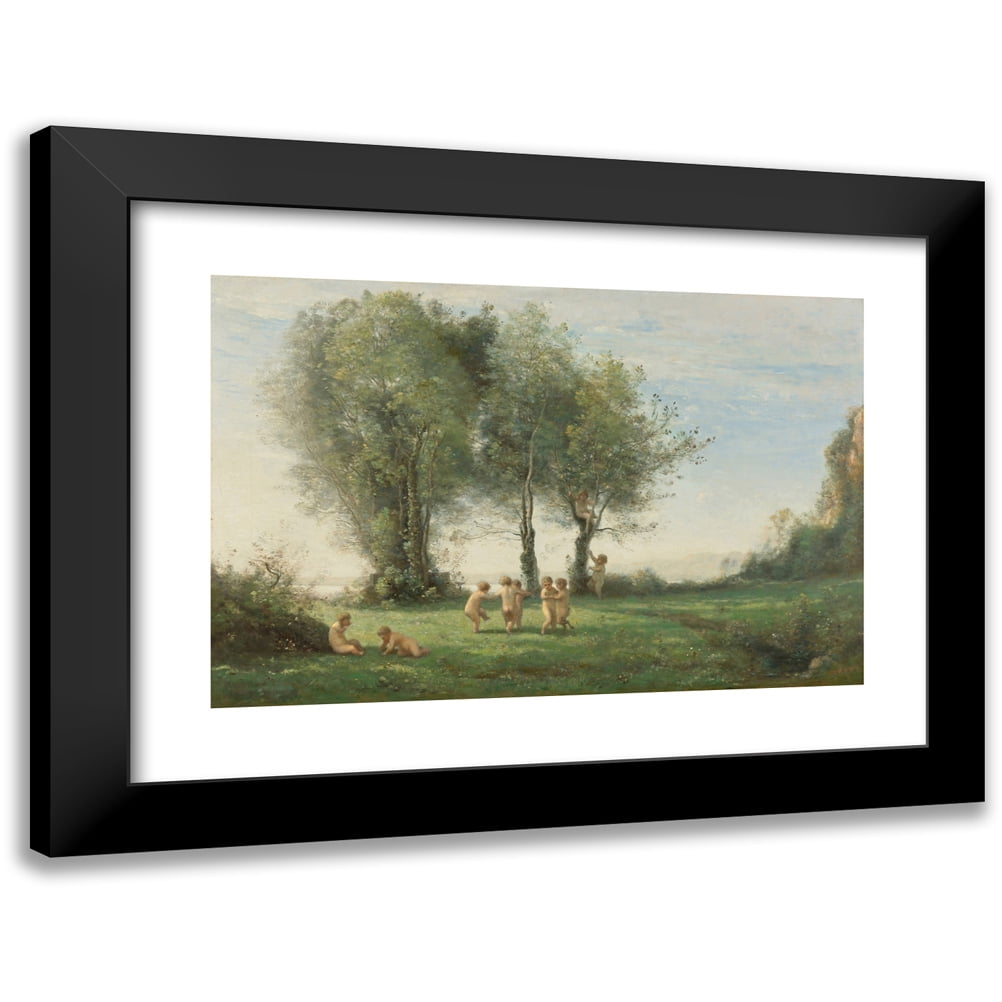 Jean-Baptiste-Camille Corot 14x11 Black Modern Framed Museum Art Print ...