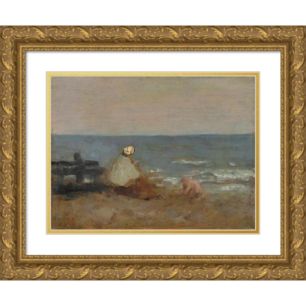 Jean-Baptiste-Camille Corot 14x11 Gold Ornate Wood Frame and Double ...
