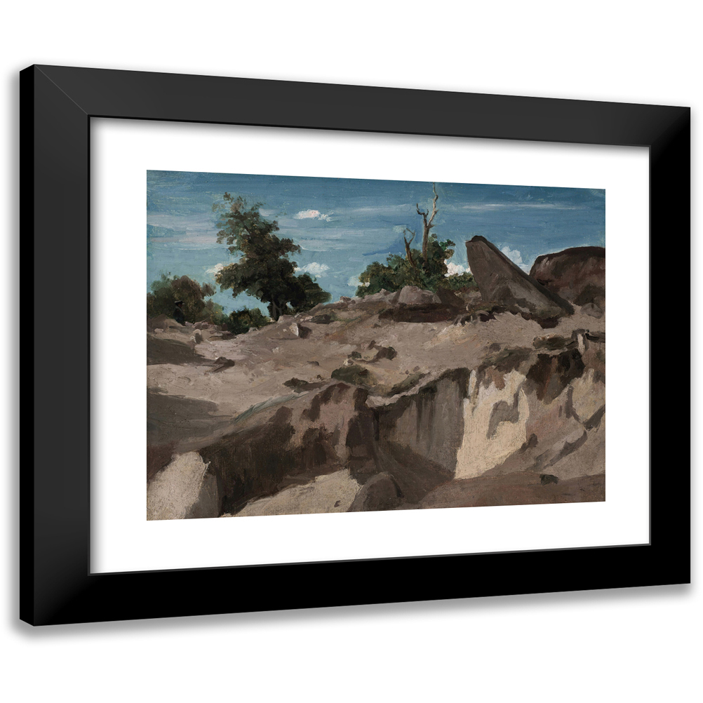 Jean-Baptiste-Camille Corot 14x12 Black Modern Framed Museum Art Print ...