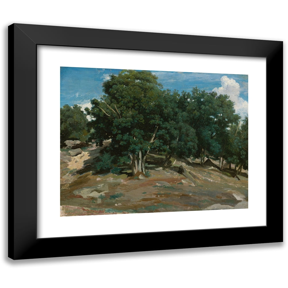 Jean-Baptiste-Camille Corot 14x12 Black Modern Framed Museum Art Print ...