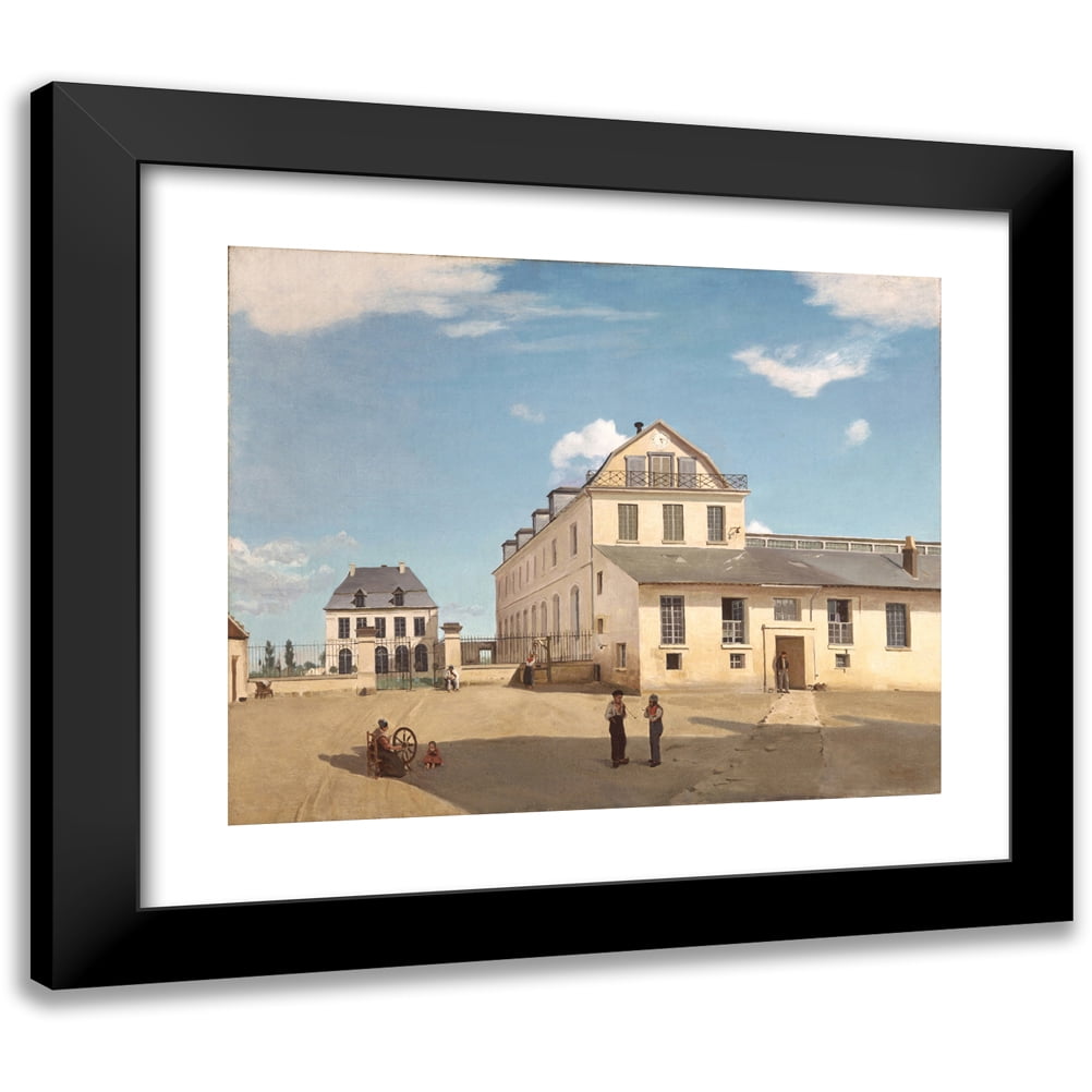 Jean-Baptiste-Camille Corot 14x12 Black Modern Framed Museum Art Print ...
