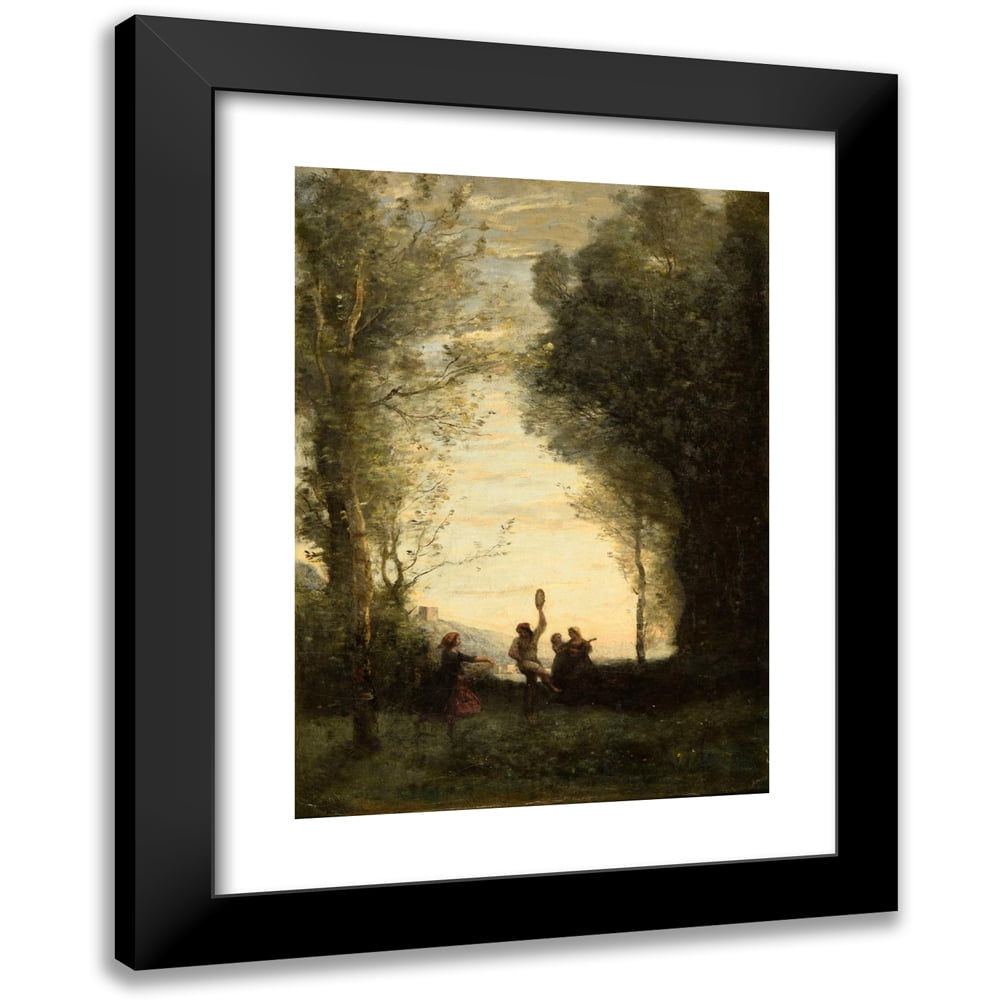Jean-Baptiste-Camille Corot 14x18 Black Modern Framed Museum Art Print ...