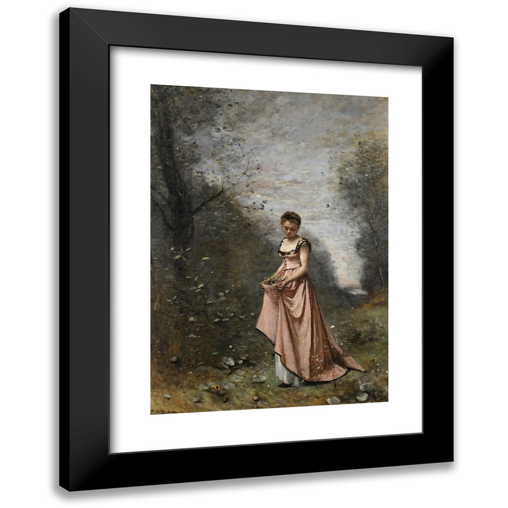 Jean-Baptiste-Camille Corot 14x18 Black Modern Framed Museum Art Print ...