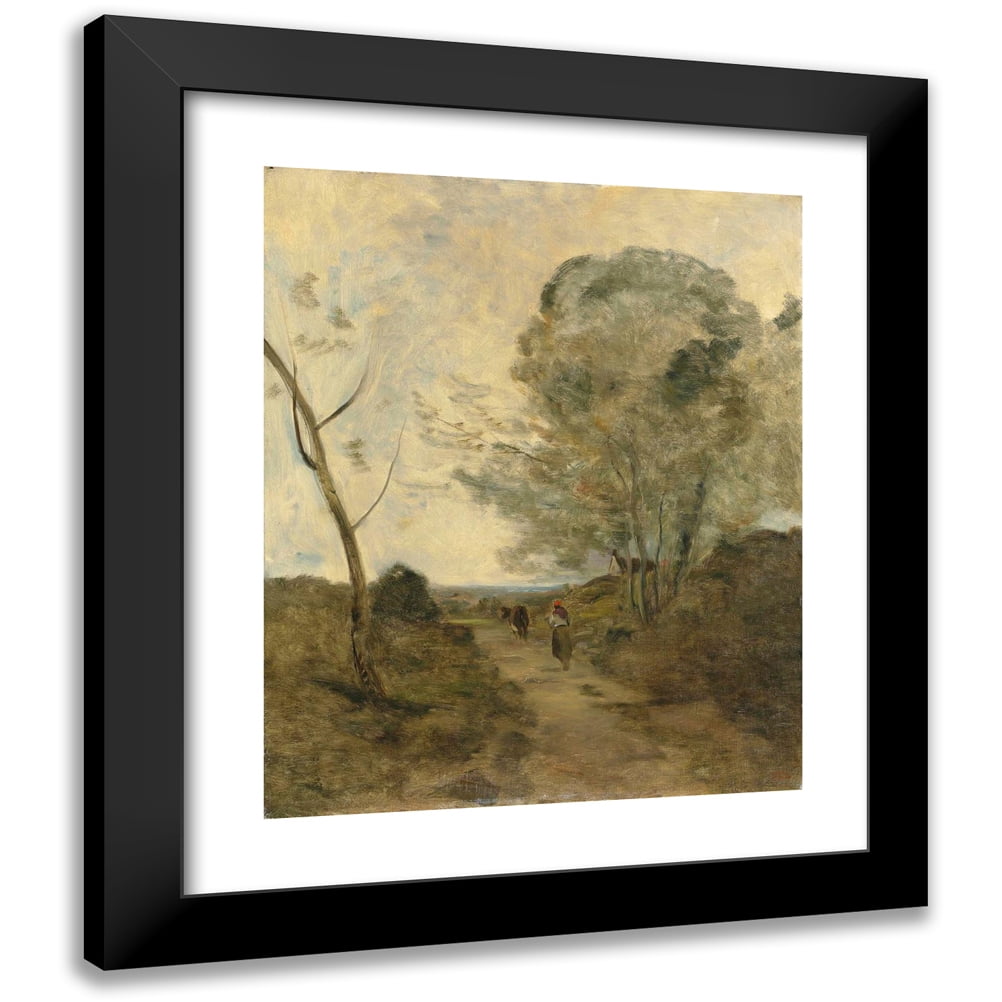 Jean-Baptiste-Camille Corot 15x18 Black Modern Framed Museum Art Print ...