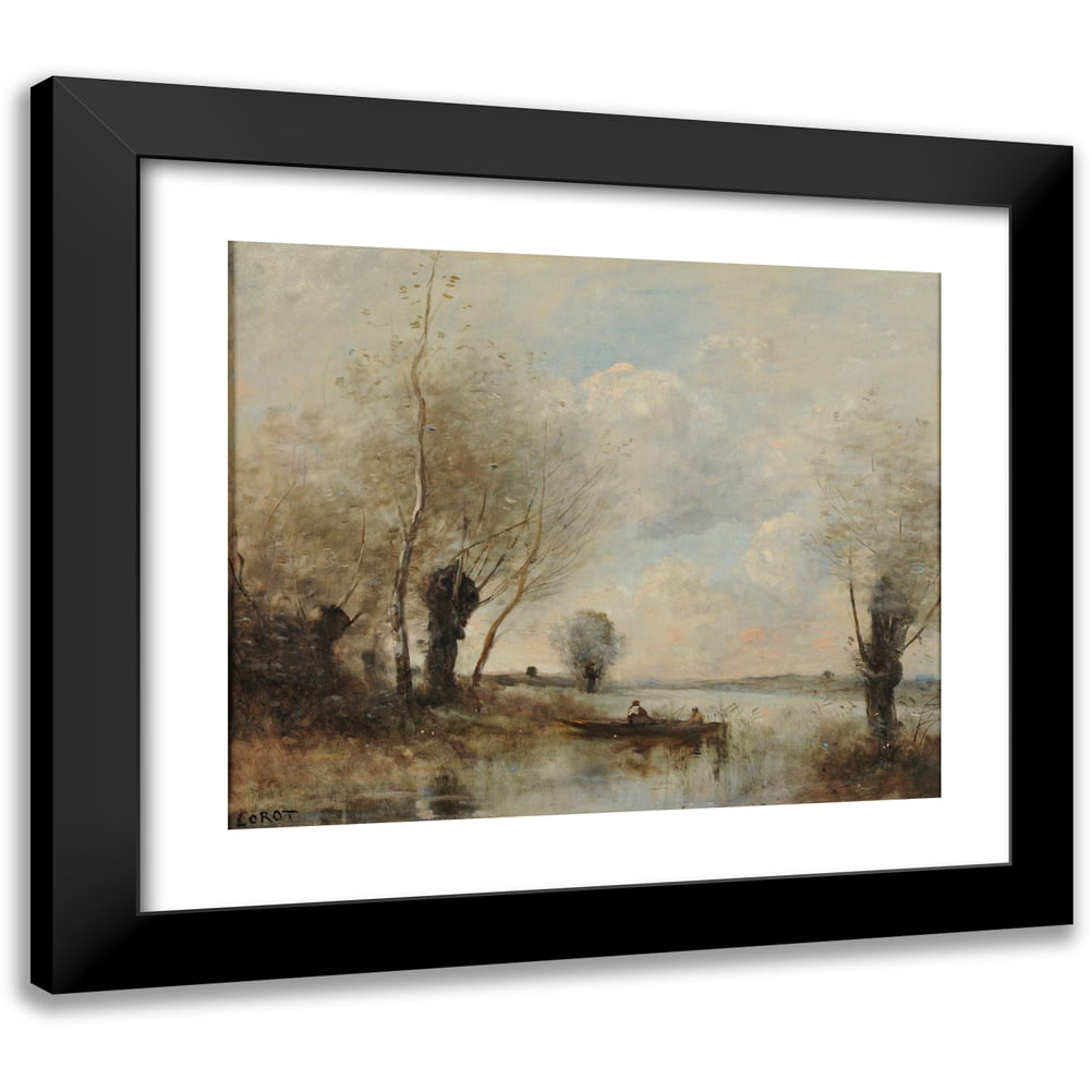 Jean-Baptiste-Camille Corot 17x15 Black Modern Framed Museum Art Print ...