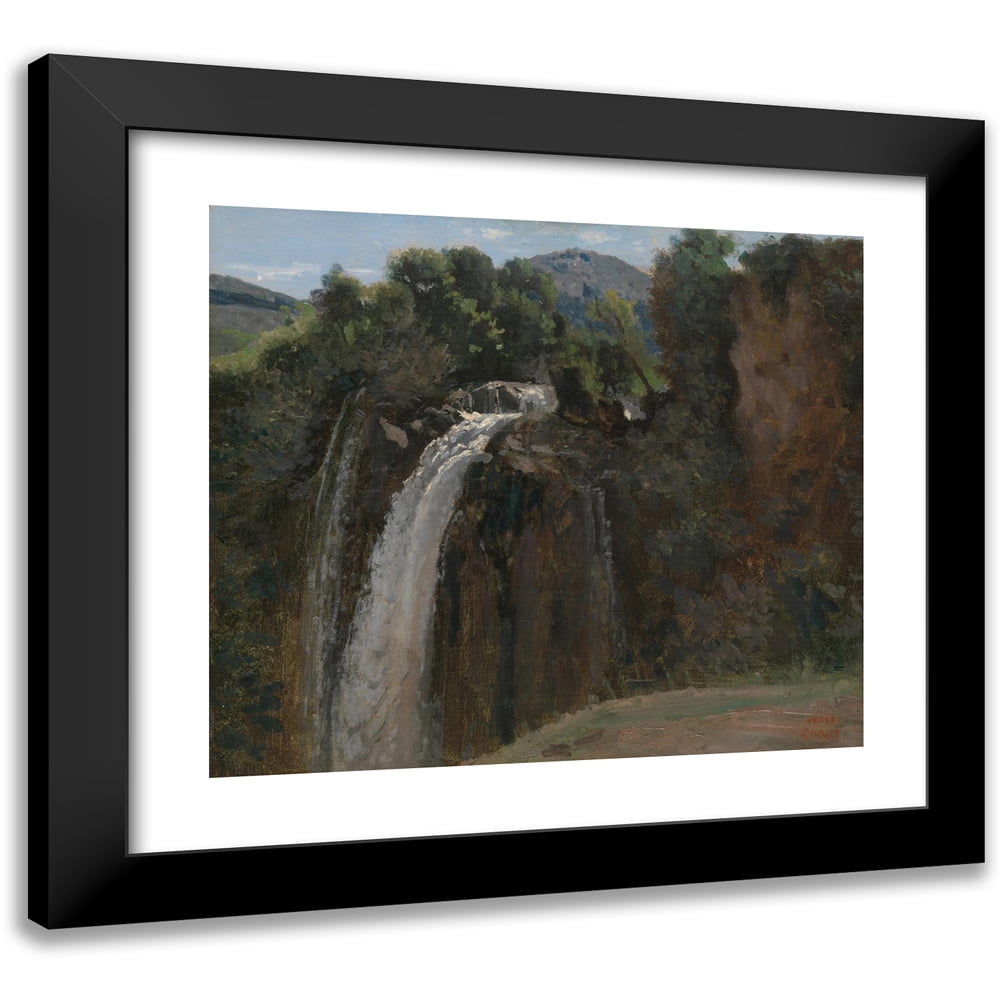 Jean-Baptiste-Camille Corot 17x15 Black Modern Framed Museum Art Print ...