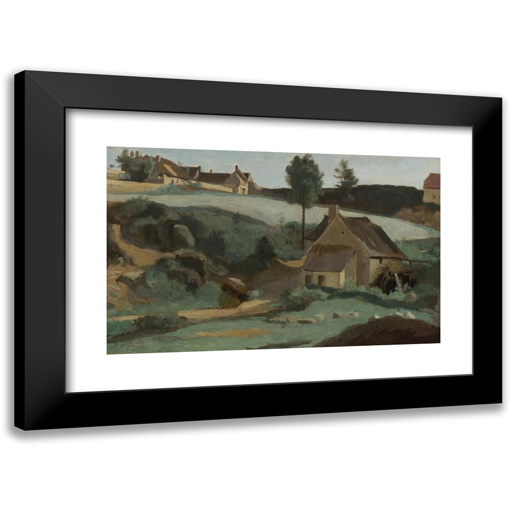 Jean-Baptiste-Camille Corot 18x13 Black Modern Framed Museum Art Print ...
