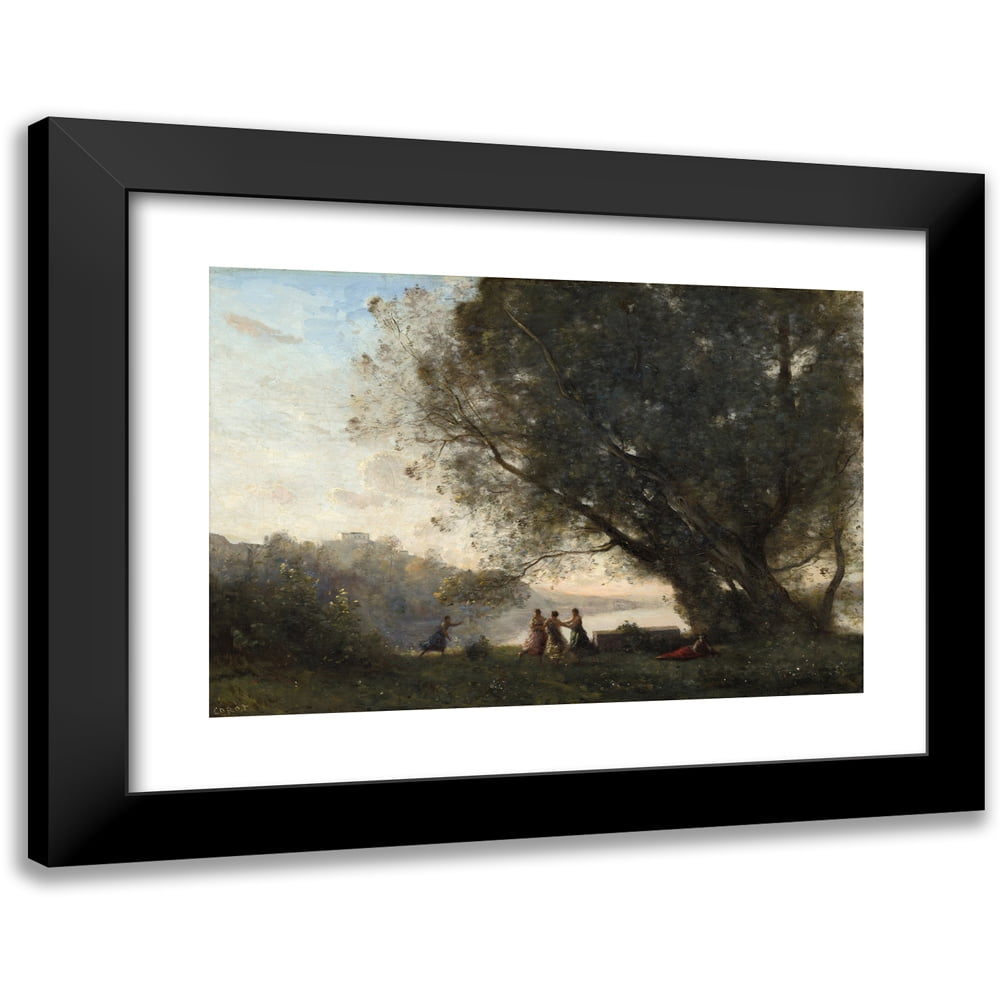 Jean-Baptiste-Camille Corot 18x14 Black Modern Framed Museum Art Print ...
