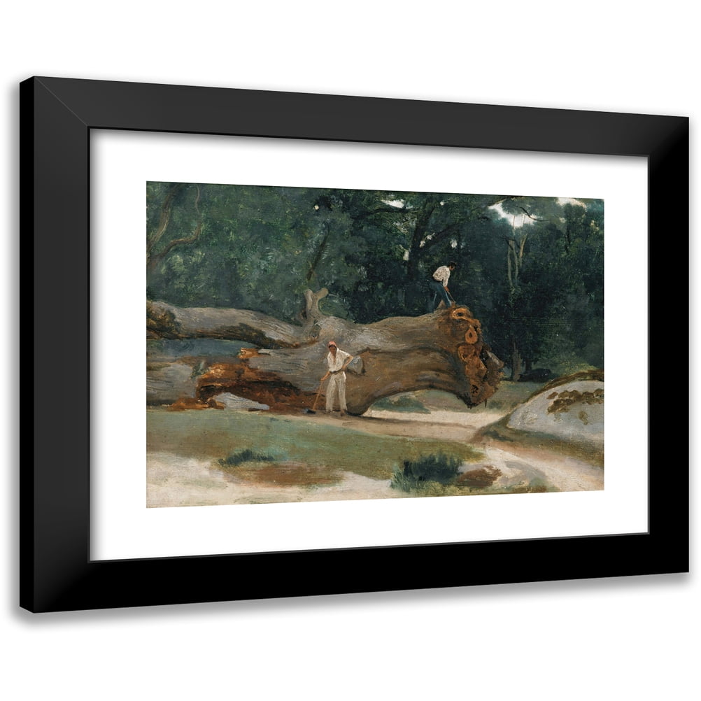 Jean-Baptiste-Camille Corot 18x14 Black Modern Framed Museum Art Print ...