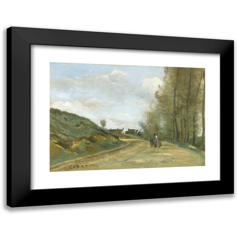 Jean-Baptiste-Camille Corot 18x14 Black Modern Framed Museum Art Print ...