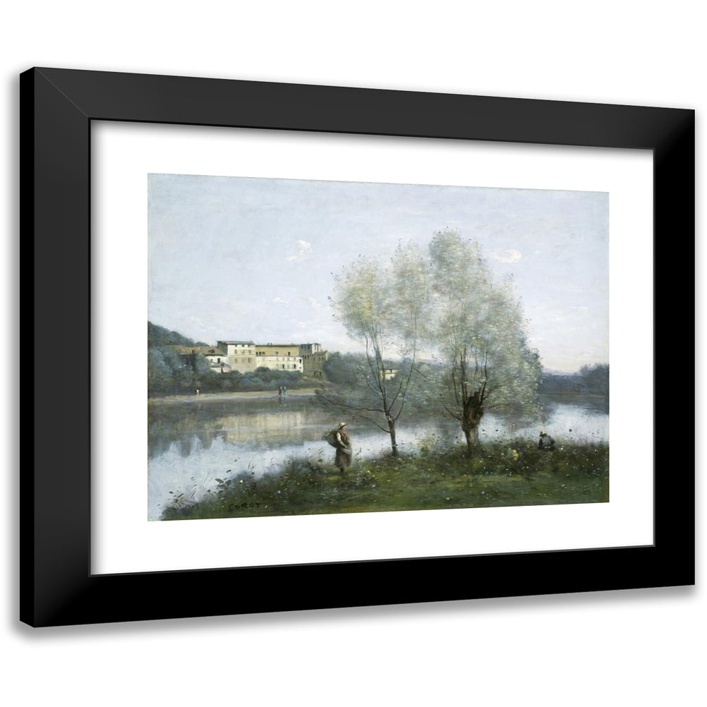 Jean-Baptiste-Camille Corot 18x15 Black Modern Framed Museum Art Print ...