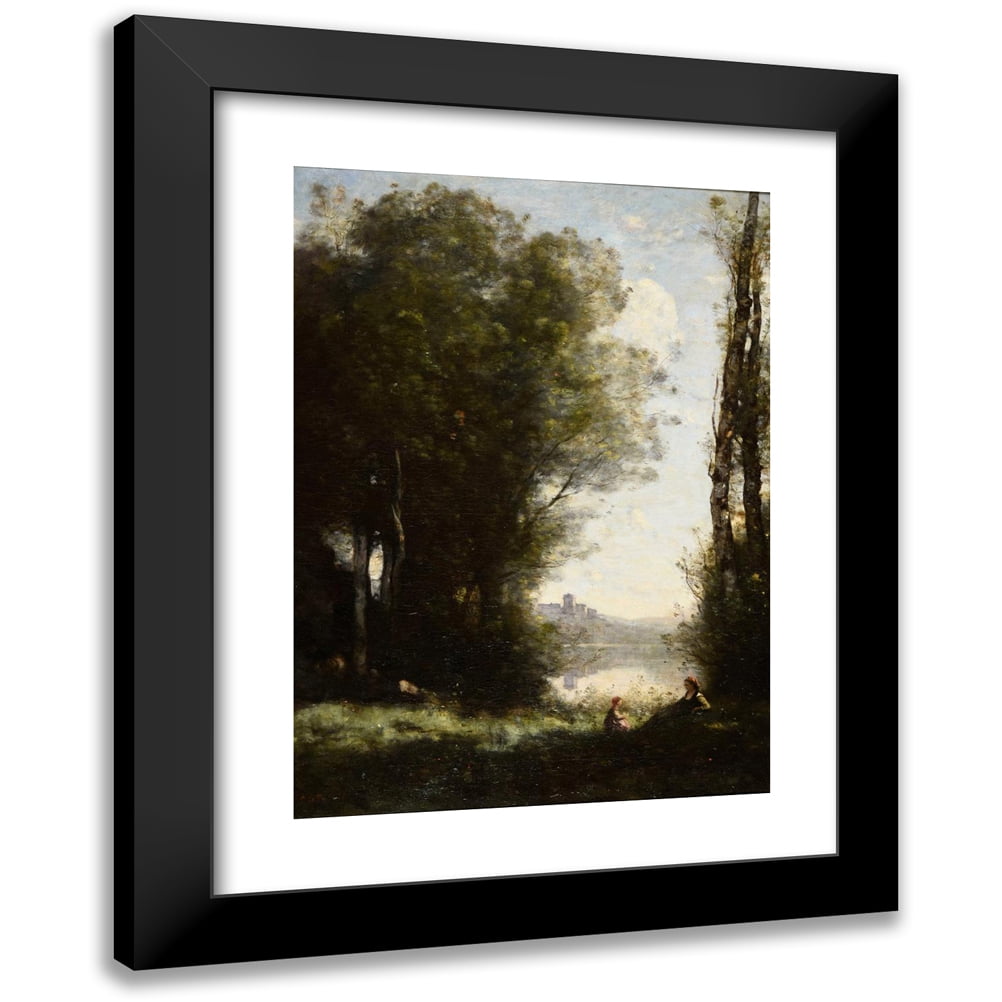 Jean-Baptiste-Camille Corot 18x24 Black Modern Framed Museum Art Print ...
