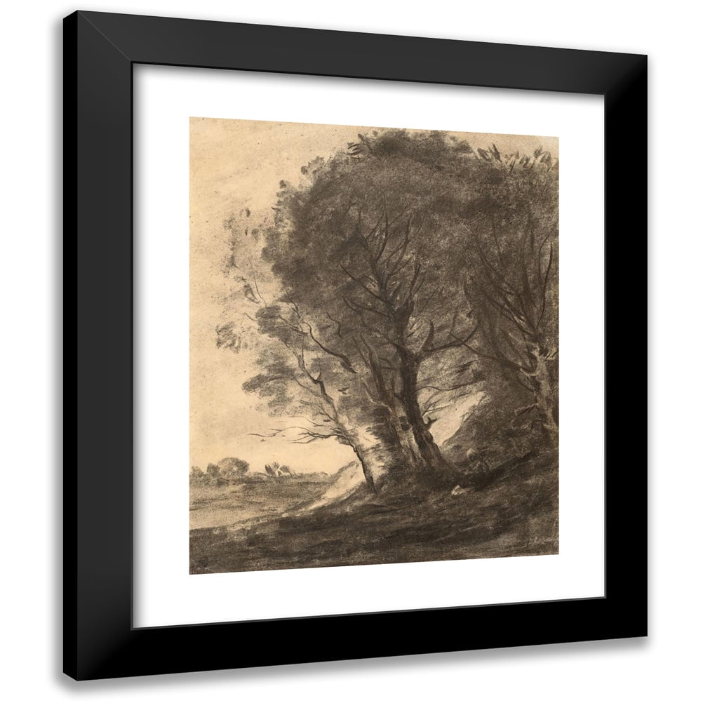 Jean-Baptiste-Camille Corot 20x24 Black Modern Framed Museum Art Print ...