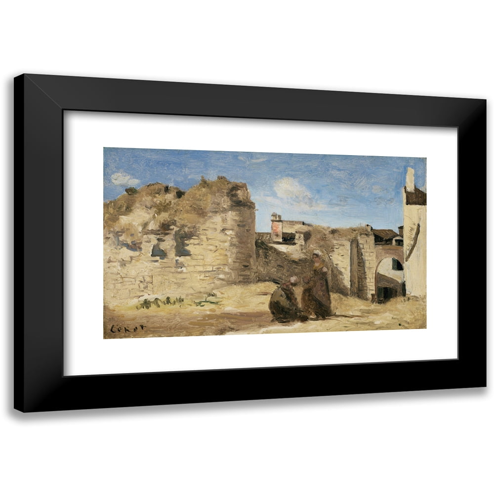 Jean-Baptiste-Camille Corot 24x16 Black Modern Framed Museum Art Print ...