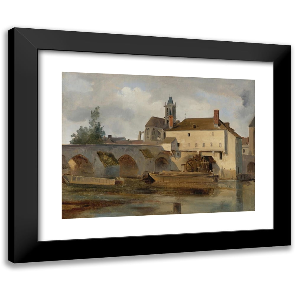 Jean-Baptiste-Camille Corot 24x19 Black Modern Framed Museum Art Print ...