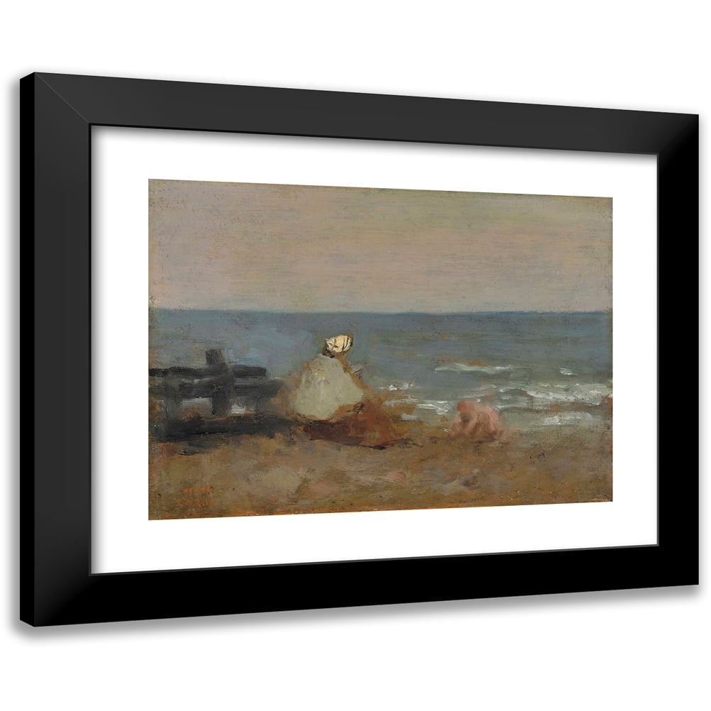 Jean-Baptiste-Camille Corot 24x19 Black Modern Framed Museum Art Print ...