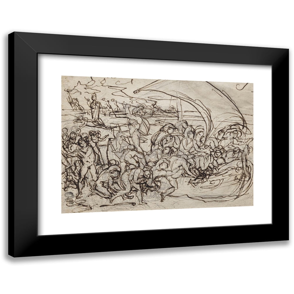 Jean-Baptiste Carpeaux 18x14 Black Modern Framed Museum Art Print ...