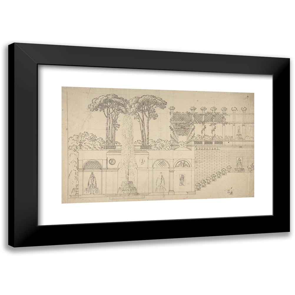 Jean-Baptiste-Cicéron Lesueur 18x12 Black Modern Framed Museum Art ...