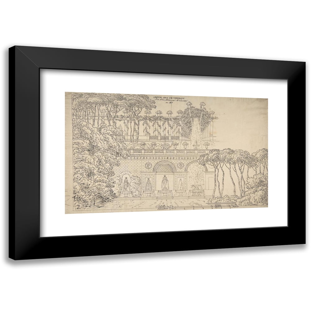 Jean-Baptiste-Cicéron Lesueur 24x16 Black Modern Framed Museum Art ...