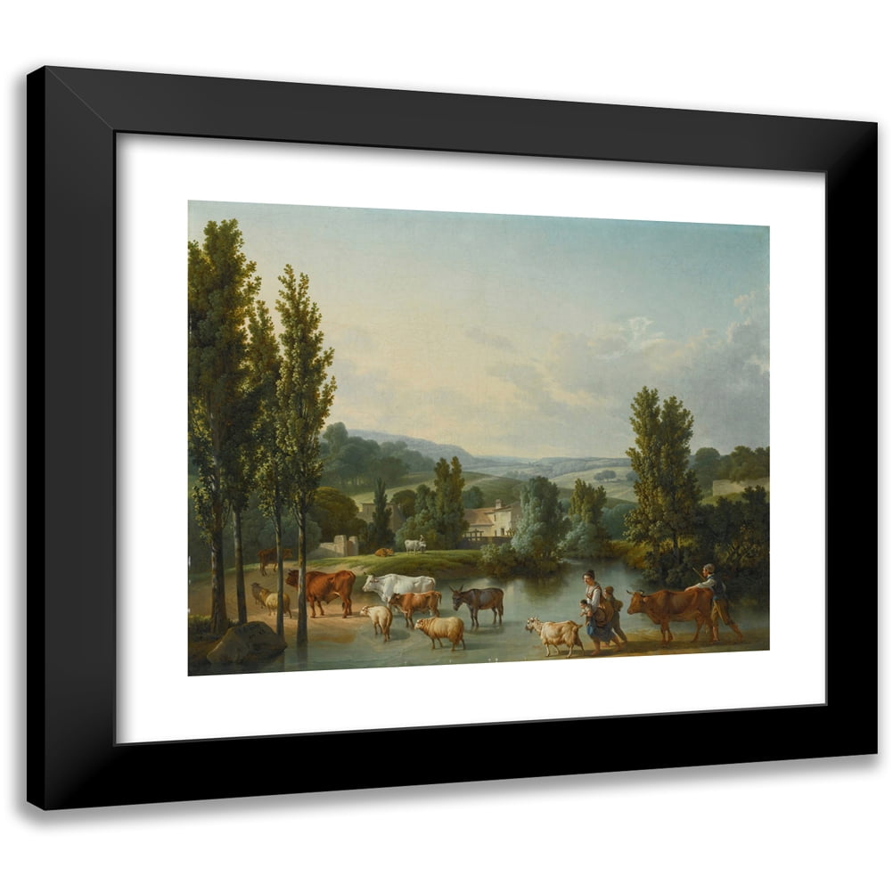 Jean-Baptiste Huet 18x15 Black Modern Framed Museum Art Print Titled ...