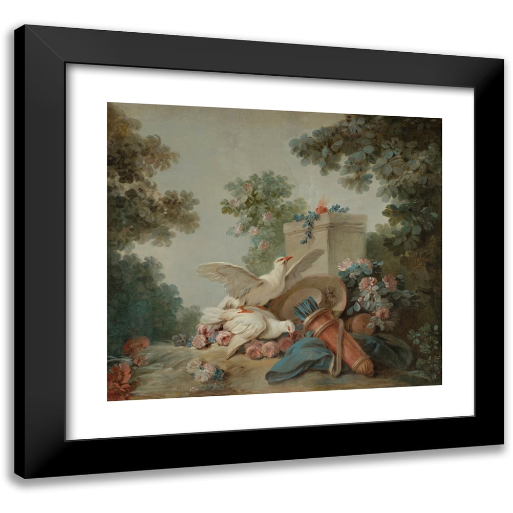 Jean-Baptiste Huet 22x20 Black Modern Framed Museum Art Print Titled ...