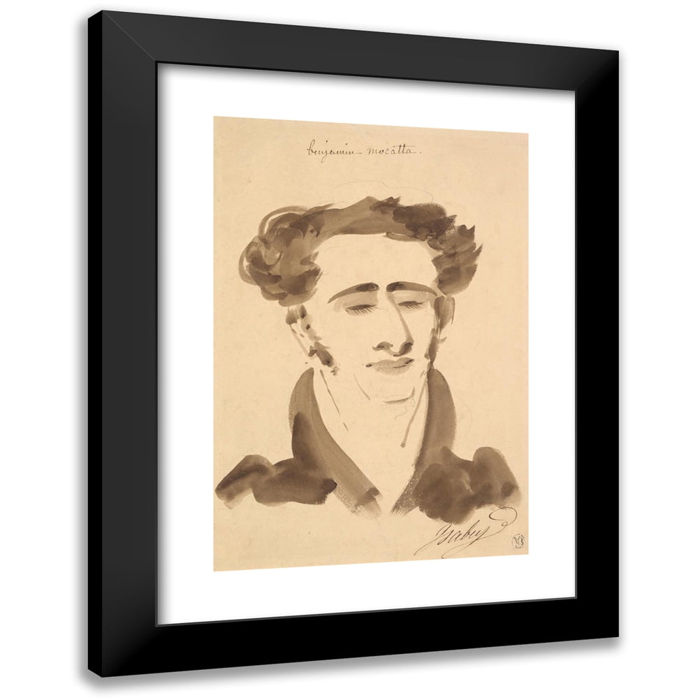 Jean-Baptiste Isabey 11x14 Black Modern Framed Museum Art Print Titled ...
