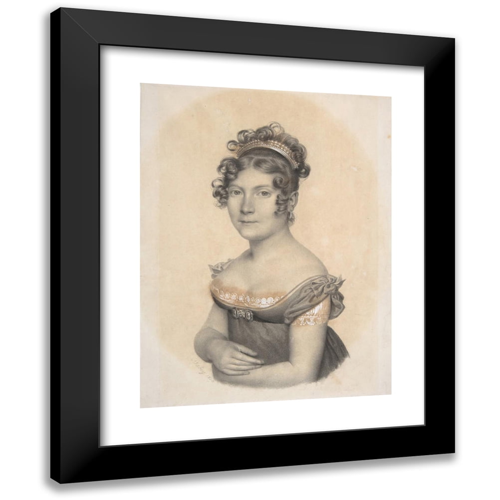 Jean-Baptiste Isabey 19x24 Black Modern Framed Museum Art Print Titled ...
