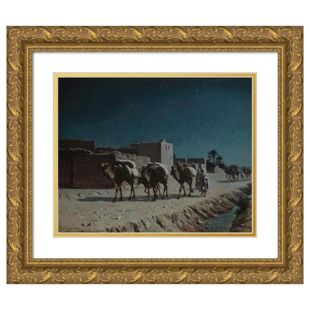 Jean Baptiste Paul Lazerges 18x15 Gold Ornate Wood Frame and Double ...