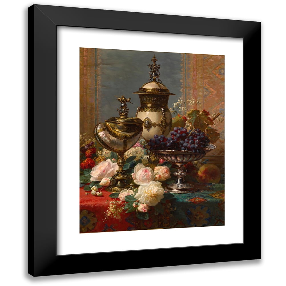 Jean-Baptiste Robie 12x14 Black Modern Framed Museum Art Print Titled ...