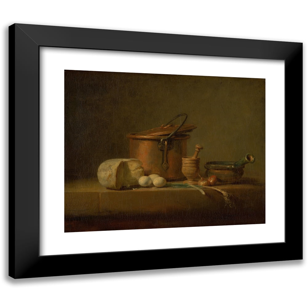 Jean-Baptiste-Siméon Chardin 18x15 Black Modern Framed Museum Art Print ...