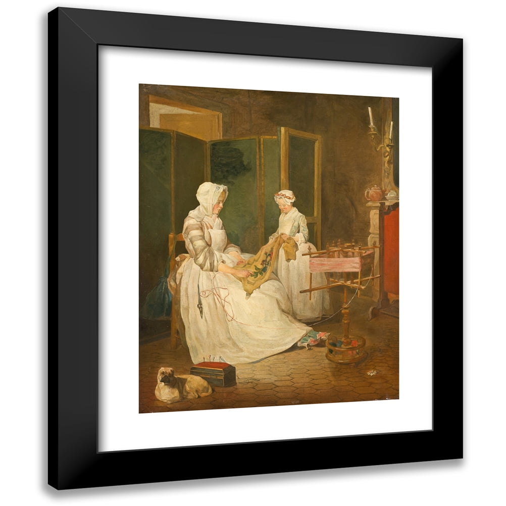 Jean-Baptiste-Siméon Chardin 19x24 Black Modern Framed Museum Art Print ...