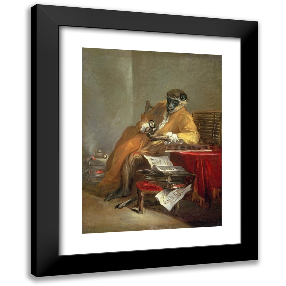 Jean-Baptiste-Siméon Chardin 19x24 Black Modern Framed Museum Art Print ...