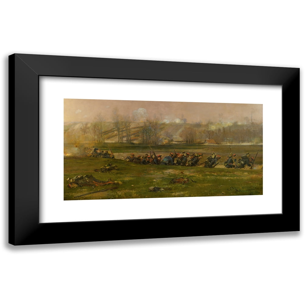 Jean-Baptiste Édouard Detaille 18x11 Black Modern Framed Museum Art ...