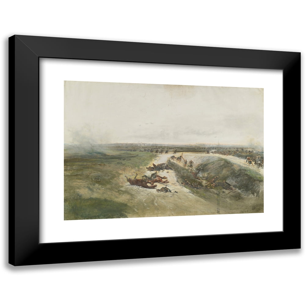 Jean-Baptiste Édouard Detaille 24x18 Black Modern Framed Museum Art ...
