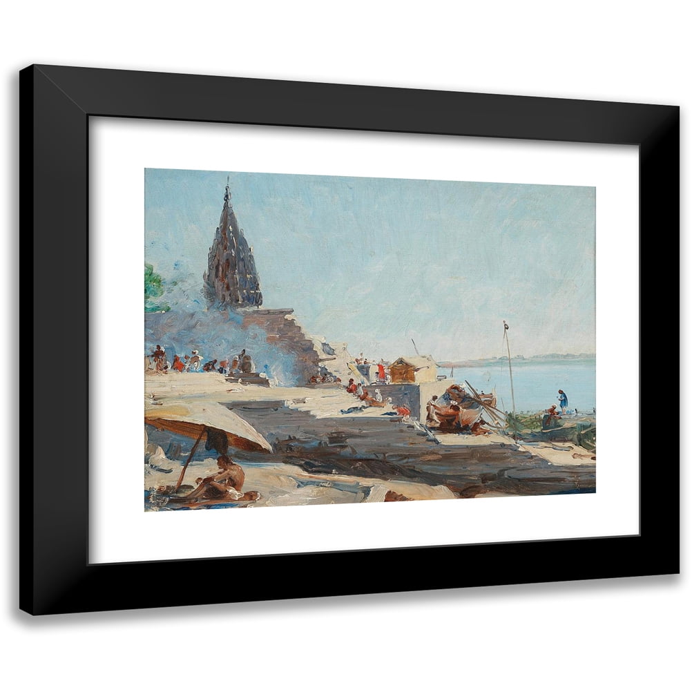 Jean Celestin Tancrede Bastet 24x19 Black Modern Framed Museum Art ...