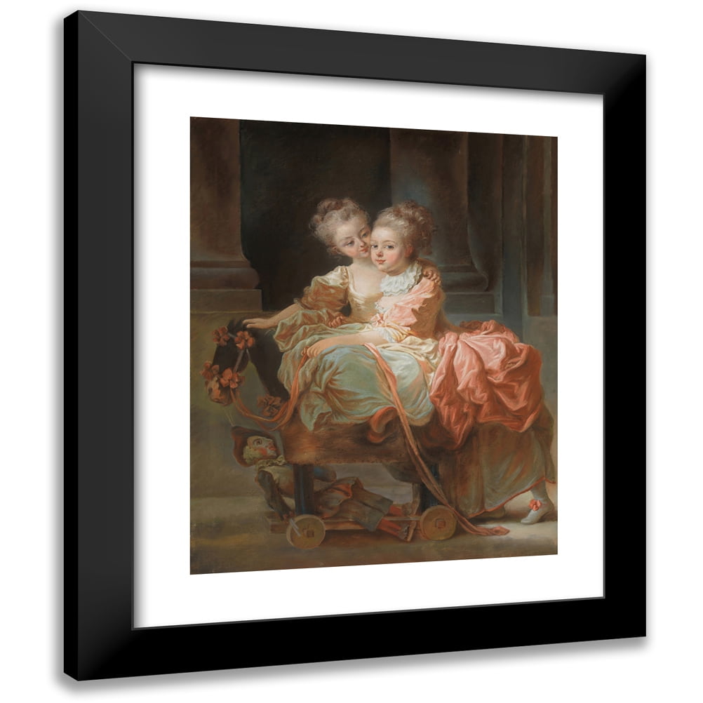 Jean Claude Richard, Abbé de Saint-Non 12x14 Black Modern Framed Museum ...