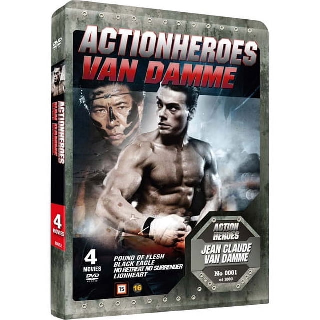 Jean-Claude Van Damme Action Heroes Collection 4-DVD Set ( Pound of ...