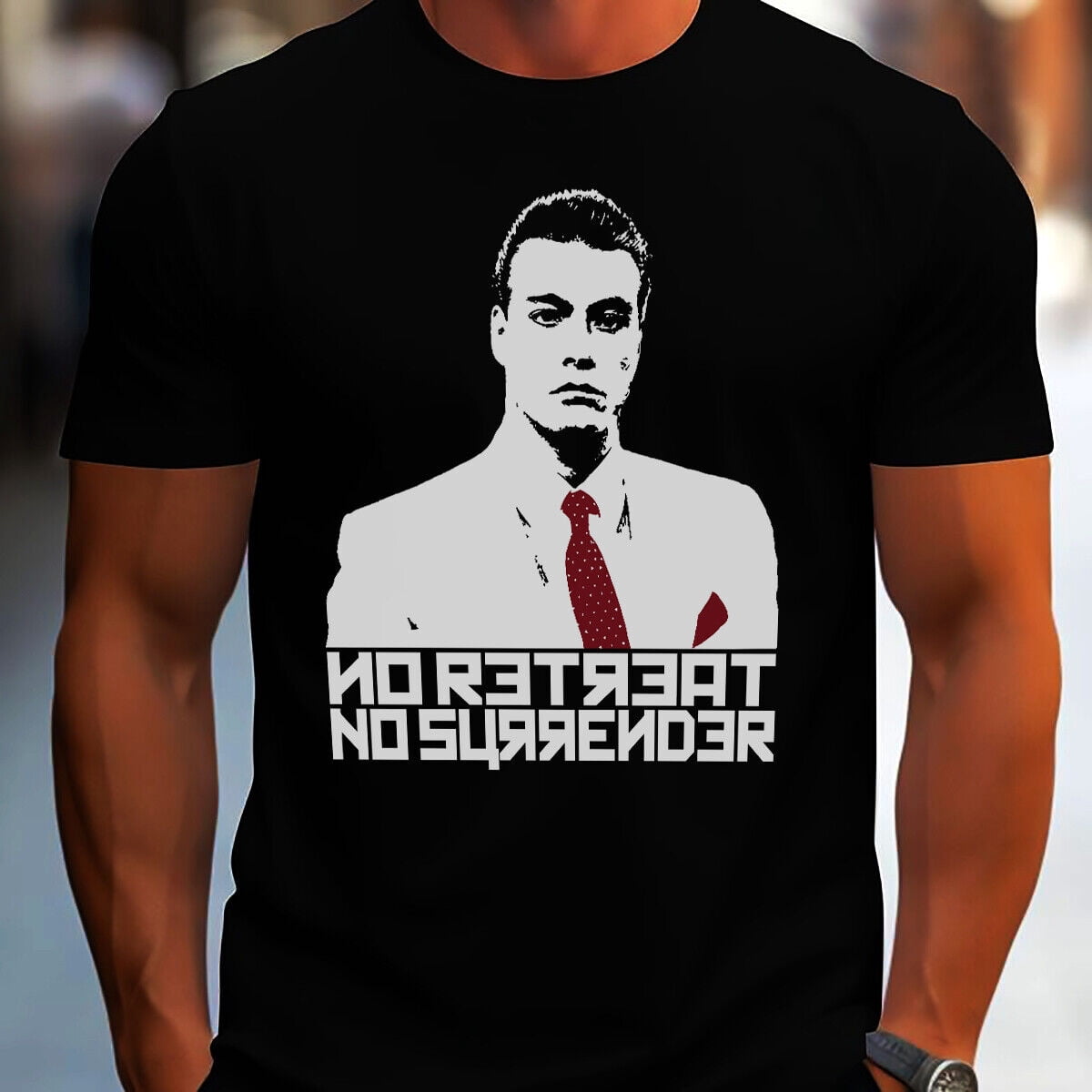 Jean Claude Van Damme No Retreat No Surrender Karate Tiger Shirt 80s ...