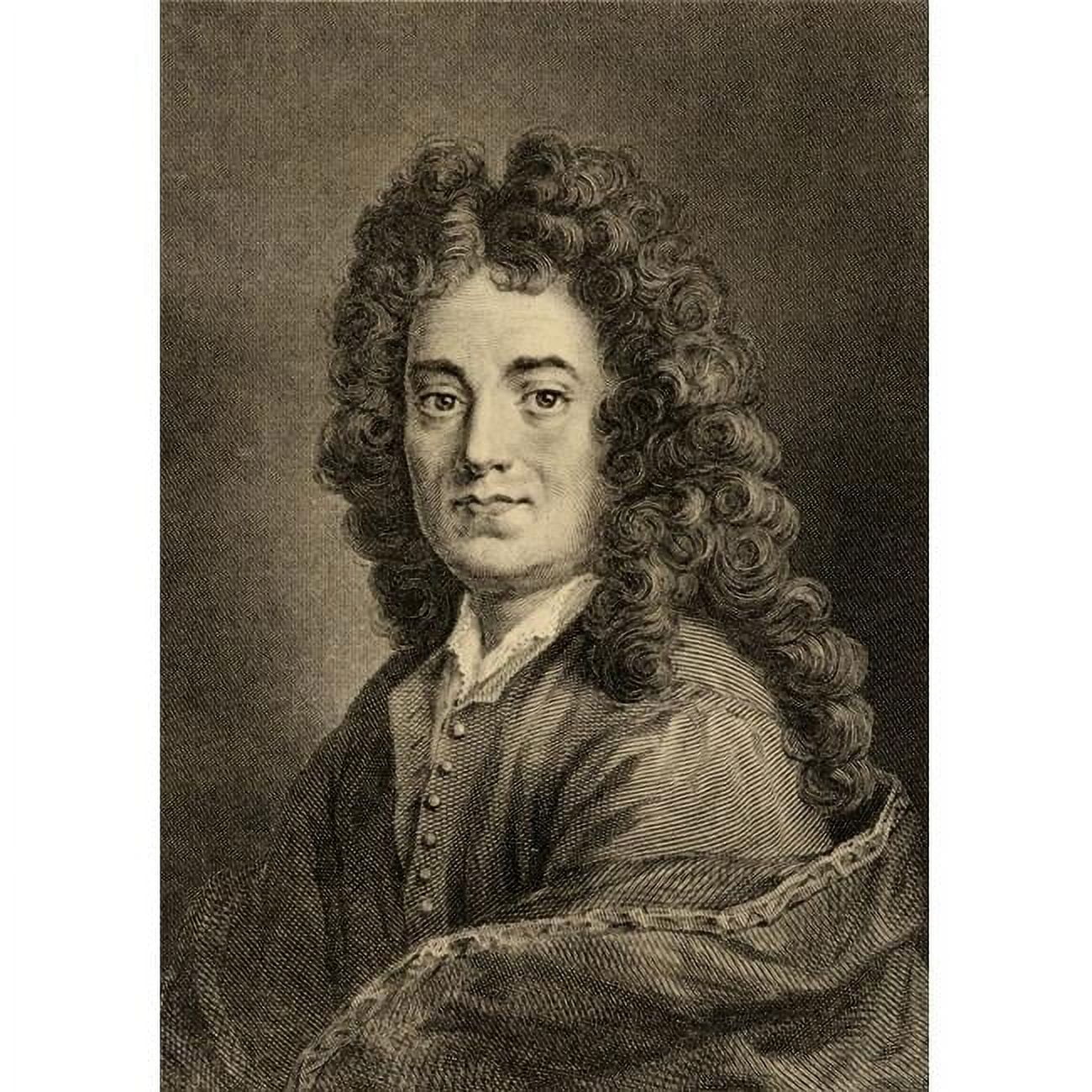 Jean De La Bruyuere, 1645-1696 French Writer Photo-Etching From A Rare ...