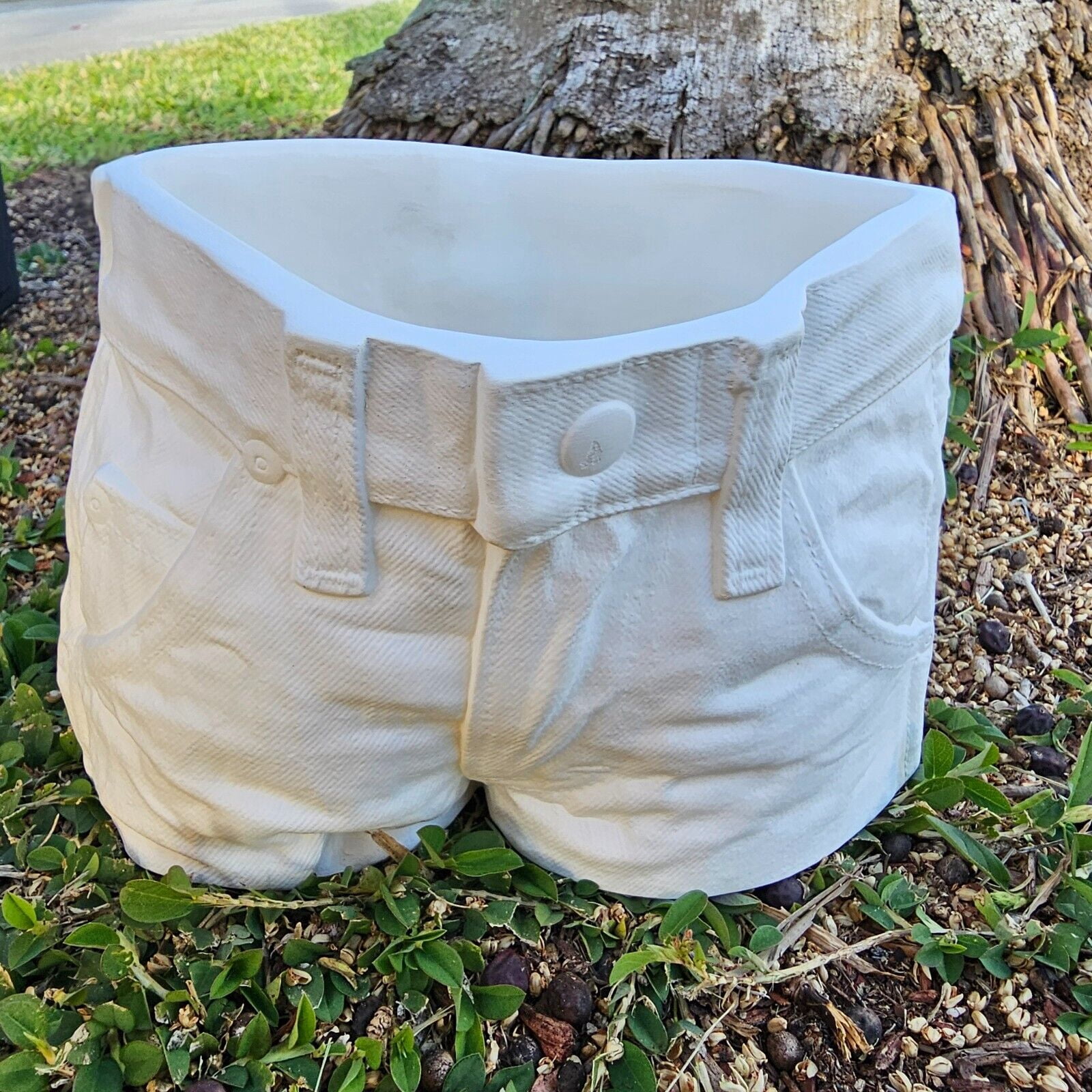 Jean Denim Planter 9" IN STOCK Ceramic Bisque Ready To Paint Pottery ...