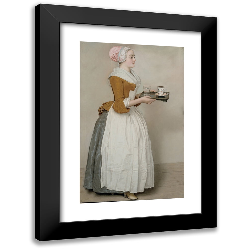 Jean-Etienne Liotard 11x14 Black Modern Framed Museum Art Print Titled ...