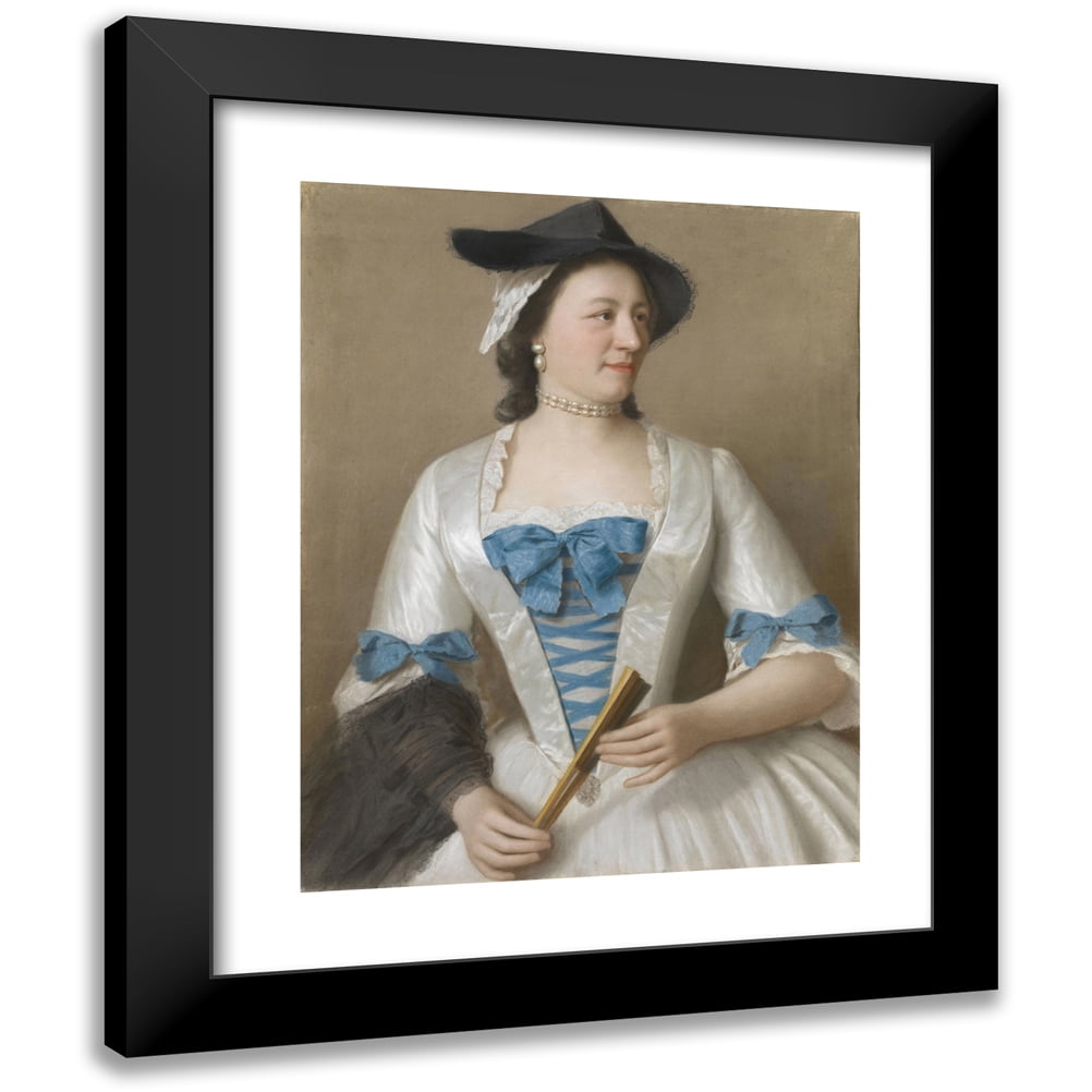 Jean-Etienne Liotard 12x14 Black Modern Framed Museum Art Print Titled ...