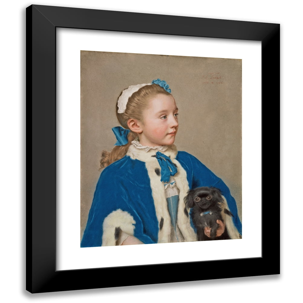 Jean-Etienne Liotard 15x18 Black Modern Framed Museum Art Print Titled ...