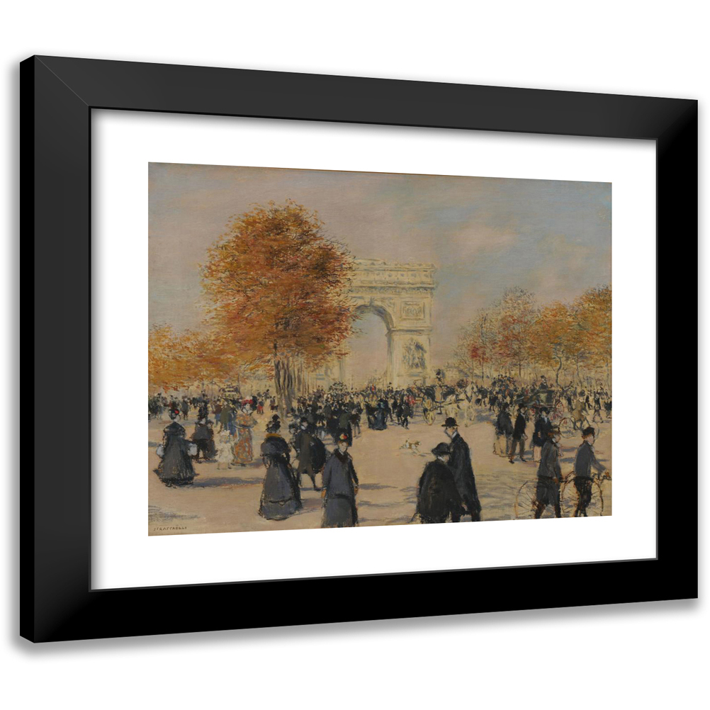 Jean François Raffaëlli 14x12 Black Modern Framed Museum Art Print ...