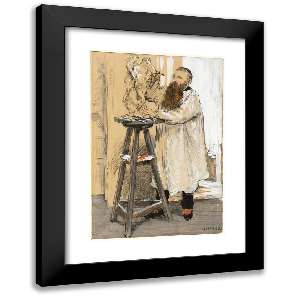 Jean François Raffaëlli 14x18 Black Modern Framed Museum Art Print ...