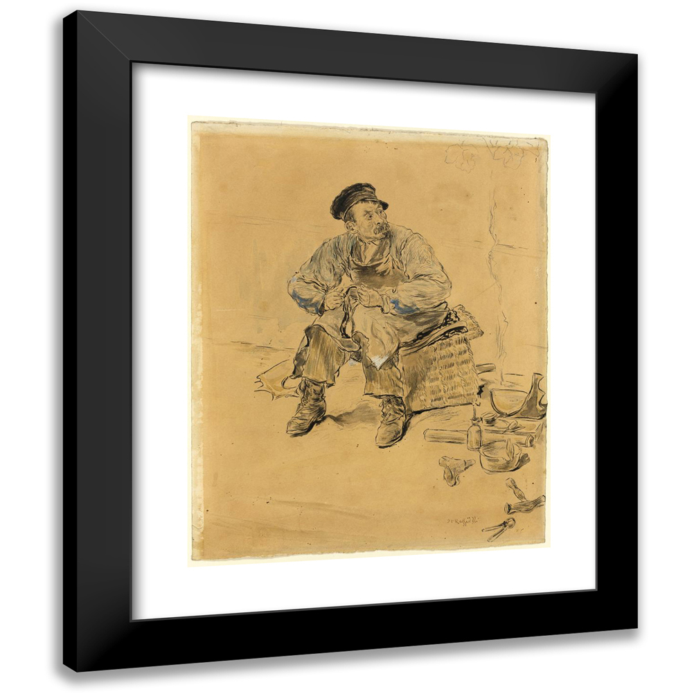 Jean François Raffaëlli 15x18 Black Modern Framed Museum Art Print ...