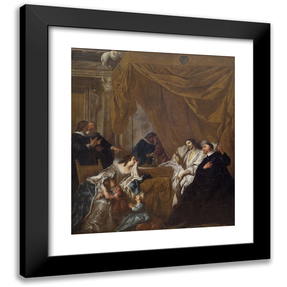 Jean-François de Troy 12x14 Black Modern Framed Museum Art Print Titled ...
